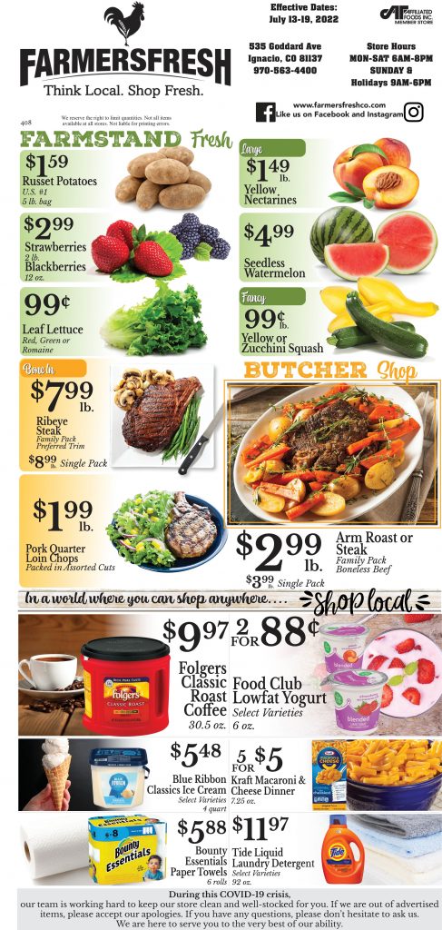 Farmers Fresh Market | Save with Our Weekly Specials