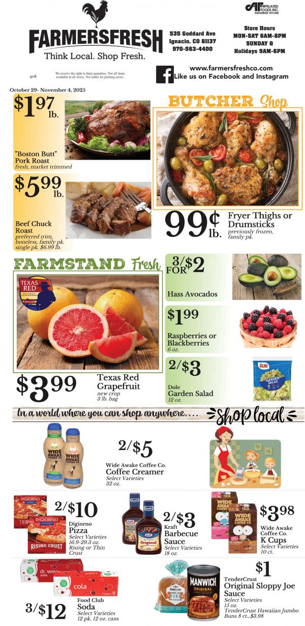 Farmers Fresh Market | Save with Our Weekly Specials